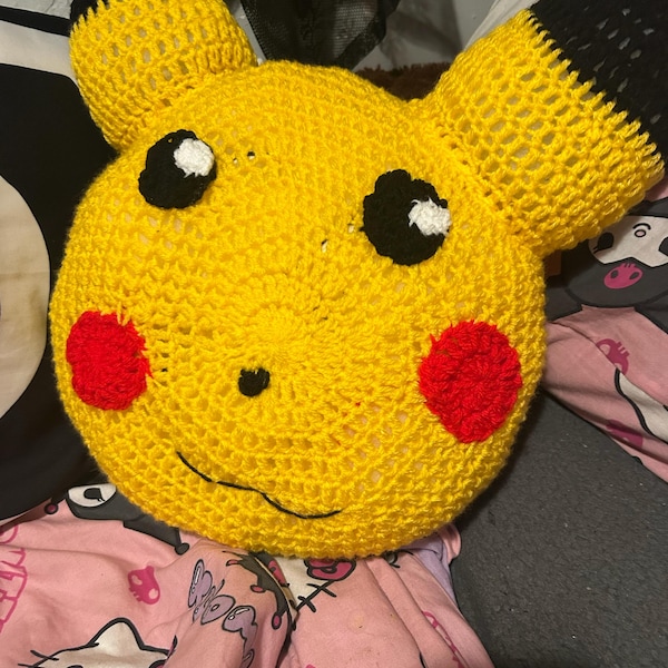 Pikachu & Pokeball Throw Pillow Set - Crochet Pattern - Etsy