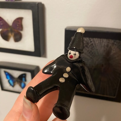 Mini Moon and Stars Clown Figurine - Etsy