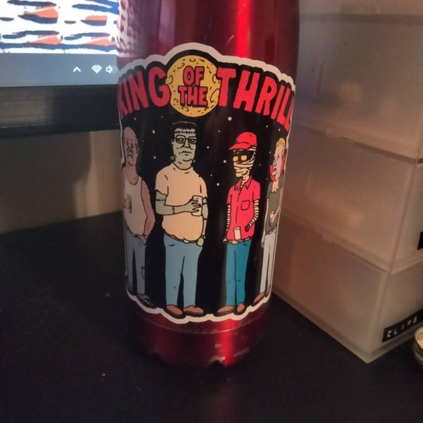 Rockabilly Big Bad Wolf Vinyl Sticker, Horror Punk Decal, Psychobilly ...