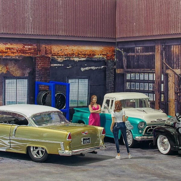 1:24 Scale Diorama Miniature Road Panel. Cars Not Included. DIGITAL ...
