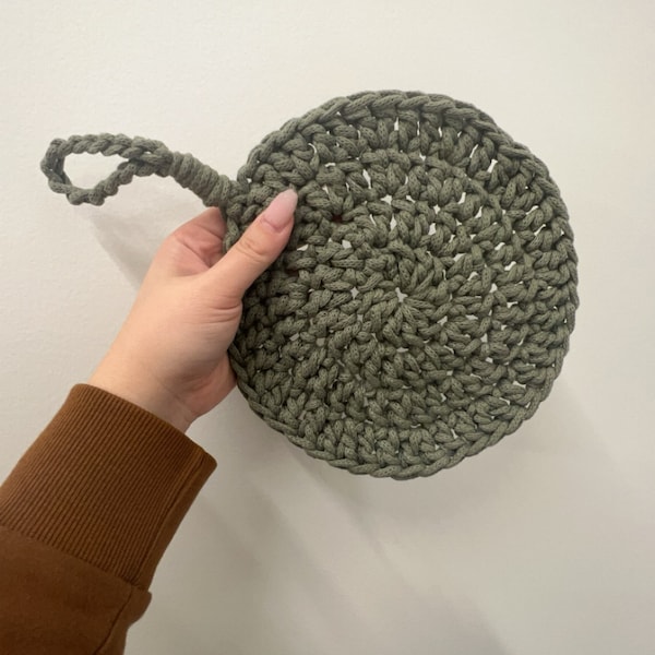 CROCHET PATTERN: Trivet / Hot Pot Pad With Handle | 3 in 1 | Instant ...