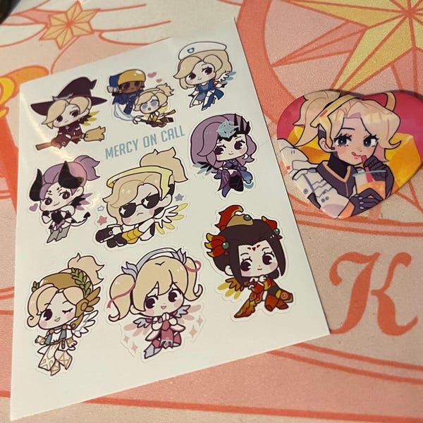 Mercy Love Sticker Sheet - Etsy