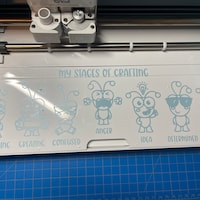 7 Stages of Crafting SVG, Cricut Cutie Stages of Crafting, SVG Files ...