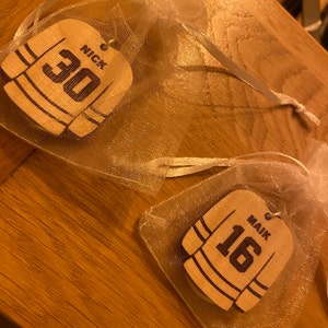 Custom Football / Soccer Player Night Light 3D LED Lamp Personalized ...