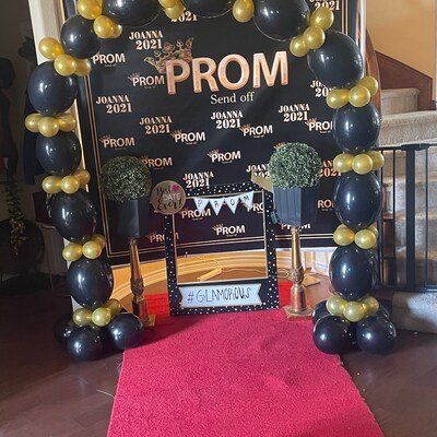 Prom Send off Personalized Photo Backdrop, Prom 2K19 Photo Backdrop ...