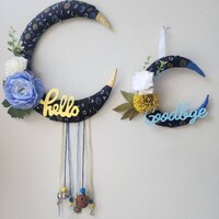 Dot Cotton Fabric by the Yard Garden Pindot Navy Metallic Michael ...