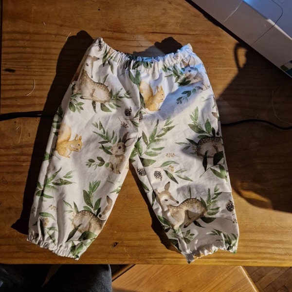 Pants Sewing Pattern for Kids, Elastic Waistband Pants Pattern, Kids ...