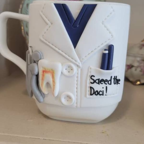 Custom Dentist Coffee Cup – Unique Handmade for Endodontist Gift - Etsy
