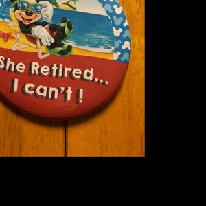 Disney Just Retired Buttons-disney Just Retired Pins-mickey Just ...