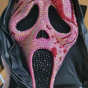 Bedazzled Ghostface Mask Customize - Etsy
