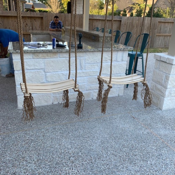 Wildflower Wine Barrel Rope Swing - Etsy