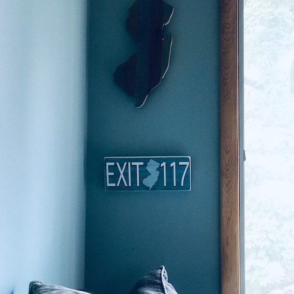 New Jersey Parkway Wood Exit Signs, NJ Exit Signs, Garden State Parkway ...