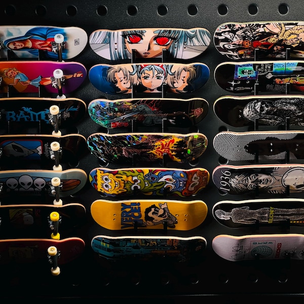 Fingerboard Racks for Pegboard- Ikea Skadis and Uppspel, Container ...