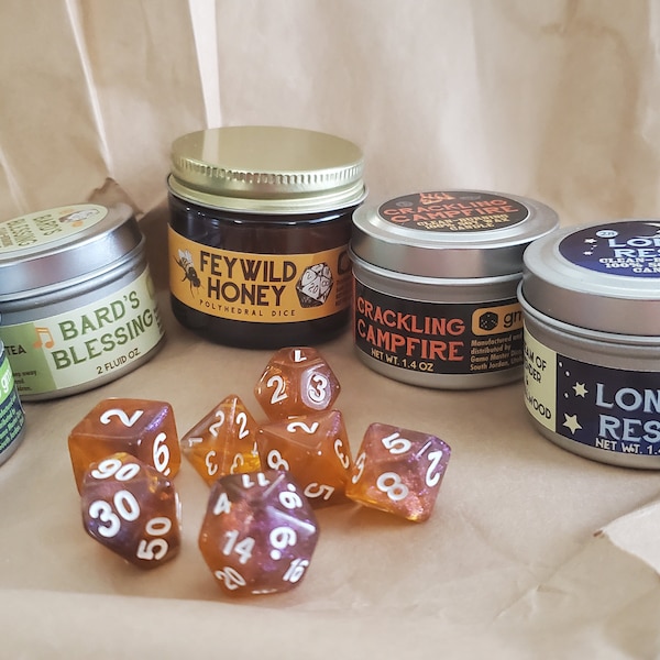 Long Rest Gaming Candle | Soy Candle | Hand Poured | DND | 20oz | 8oz ...
