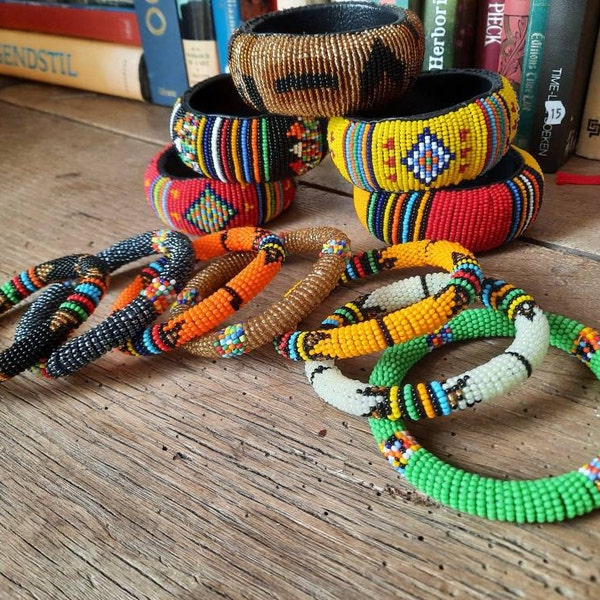 African Beaded Bracelets, African Beaded Bangles, Maasai Wrist ...