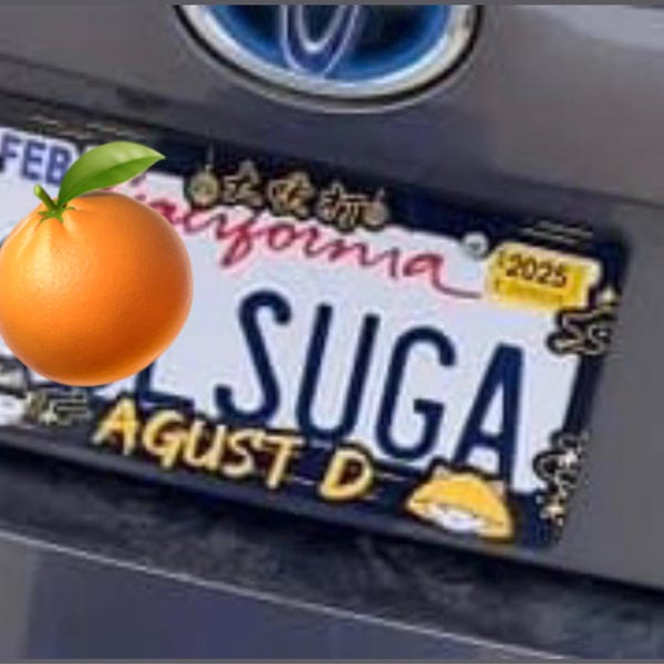 Meow License Plate Frame| BTS License Plate Frame - Etsy