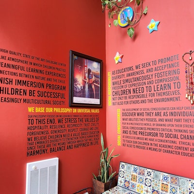 Custom Business Mission or Vision Statement Vinyl Decal Create Your Own ...