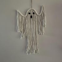 Halloween Macrame Ghost Spooky Wall Hanging for Gothic Decor V73 - Etsy ...
