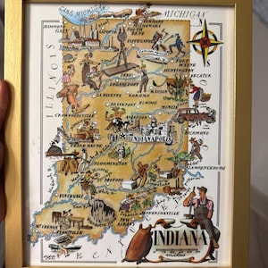 Fun Map of Cuba in the Caribbean – Digital Download PRINTABLE Vintage ...