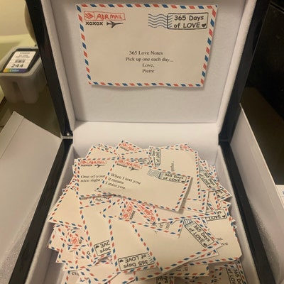 365 Love Notes, Printable, Editable, Love Cards, I Love You ...