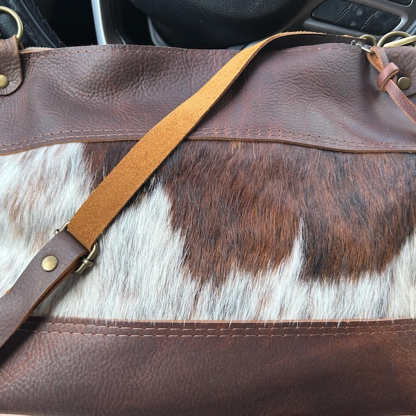 Cowhide Necklace | Cowhide Jewelry | Ready to Ship Handmade in North ...