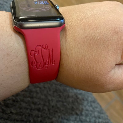 Laser Custom Engraved Personalized Watch Bands to Fit Your Apple Watch ...