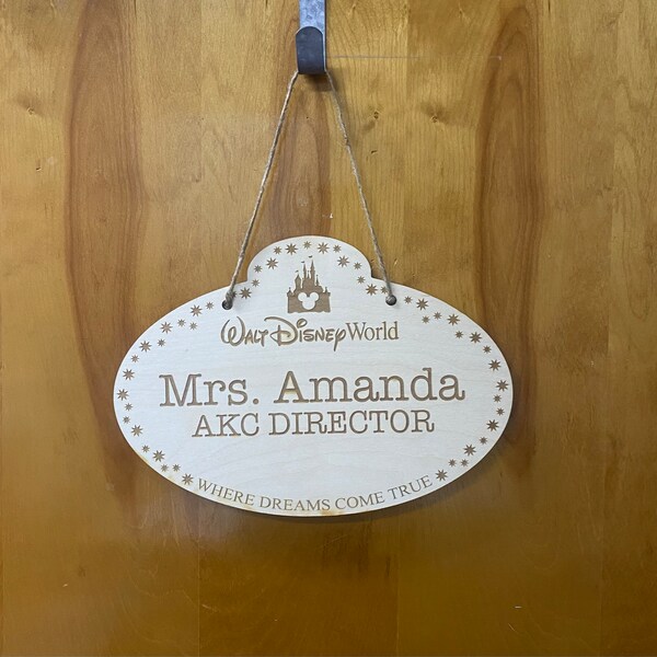 Custom Mickey Large Name Tag, Mickey Name Tag, Mickey Home Decor ...