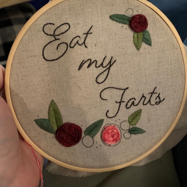 Custom Text Embroidery Kit Text Beginner Embroidery Kit DIY Craft Kit ...