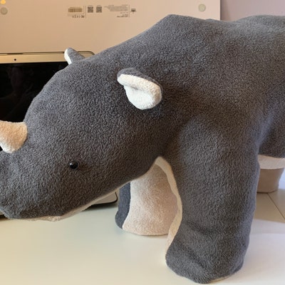 Rhino Sewing Pattern in 3 Sizes With Tutorial. - Etsy