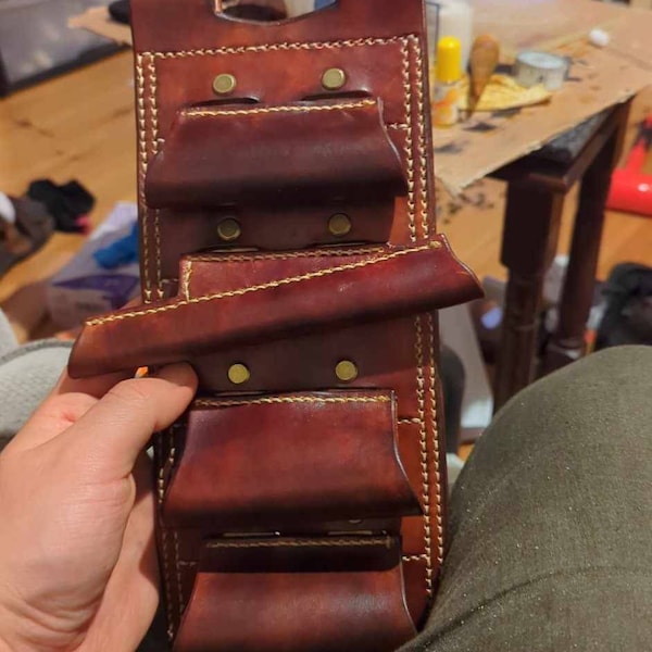 Leather Spell and Wand Holder Patterns. DIY Leather Craft Patterns for ...