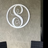 36 INCH Circle Monogram Metal Sign-metal Wall Art- 36 Inch-round ...