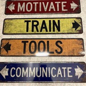 Custom Rusty Vintage-style Aluminum Sign With Weathered Appearance - Etsy