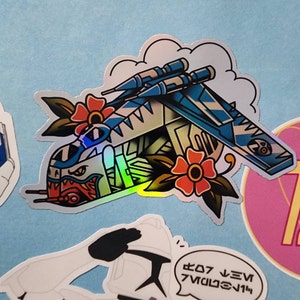 Star Wars Bad Batch Holographic Vinyl Stickers laptops//party - Etsy