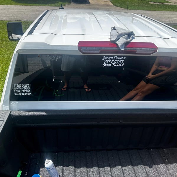 Custom Text Vinyl Decal Car Window Banner Personalized Username JDM ...