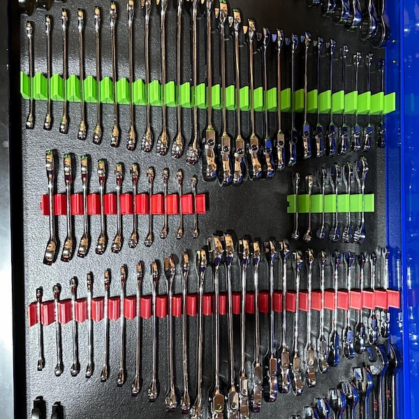 Pack of 5 Modular Tool Box Wrench Organizer (multiple Colors Available ...