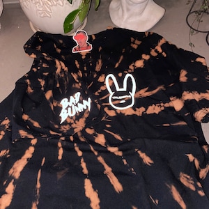 Bad Bunny Reflective Bleached Shirt, Fast Shipping, Un Verano Sin Ti ...