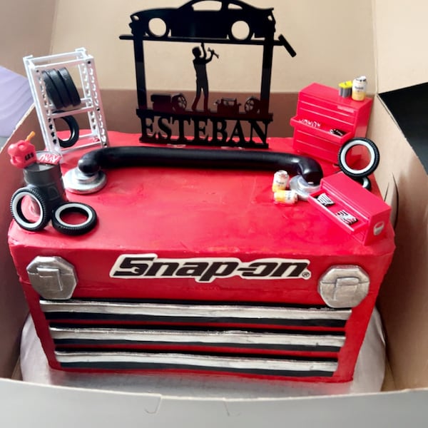Mechanic Birthday Cake Topper, Auto Mechanic Retirement Cake Topper ...