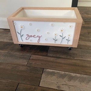 Baseball Toy Chest Boy's Room Toy Storage Nursery - Etsy