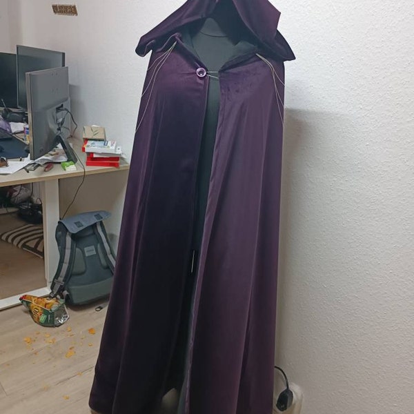 Long Hooded Cape Sewing Pattern One Size Download PDF - Etsy