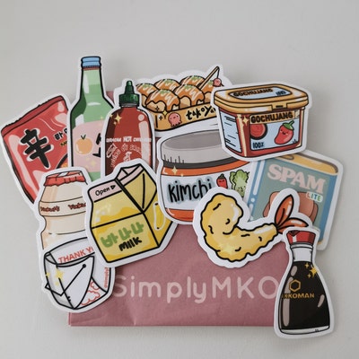 Korean Ramen Sticker, Shin Ramen Sticker, Korean Sticker, Spicy Sticker ...