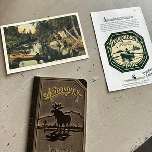 Adirondack Park Man in Guide Boat Sticker | 3 Inch Sticker | Vinyl ...