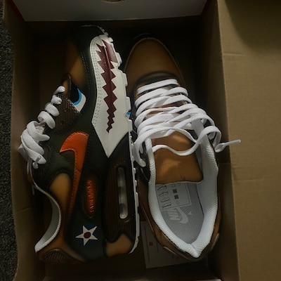 Custom Painted Air Max 90/sneakers/shoes/kicks/premium/personalised ...