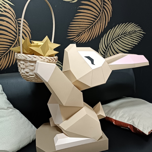 3D Papercraft Cat, Cat, 3D PDF Template, Papercraft Animals, Cat ...