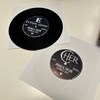 REAL 7" Vinyl Record Wedding Table Numbers/ Names - Metallic Gold Label ...