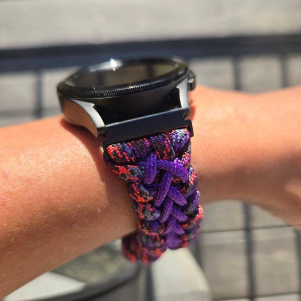 Gunmetal Grey and Grey Paracord Apple Watch Band - Etsy