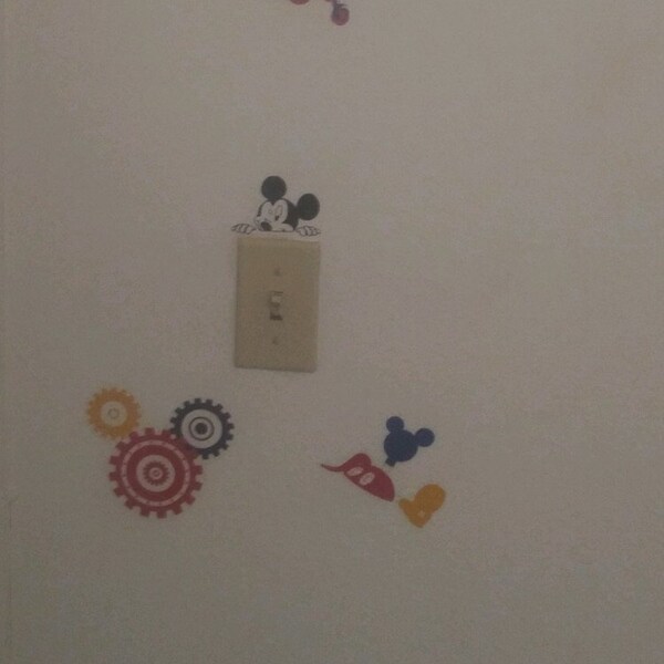 Mouse Light Switch Wall Decal - Etsy