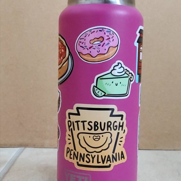 Keystone Pierogi Sticker | Weatherproof Vinyl Sticker | Cute Pittsburgh ...