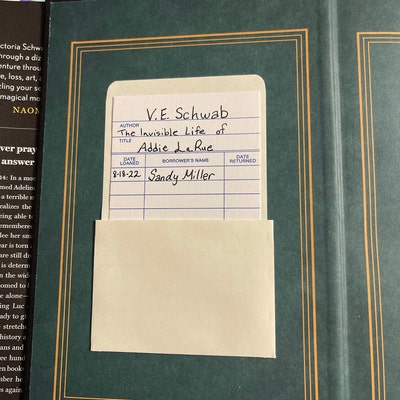 50 Library Card Pockets With Self Adhesive Backs and 50 Library Date ...