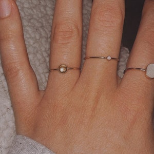 Pressed Flower Ring Cottagecore Floral Ring 14K Gold Filled Ring ...