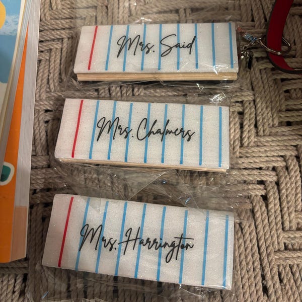 Personalized Board Eraser|pencil Eraser|glitter Eraser|cute Teacher ...